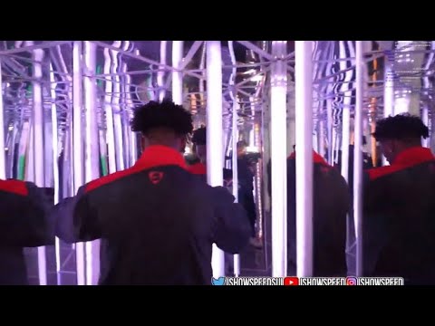 IShowSpeed gets stuck in a mirror maze😱in Poland🇵🇱 - YouTube