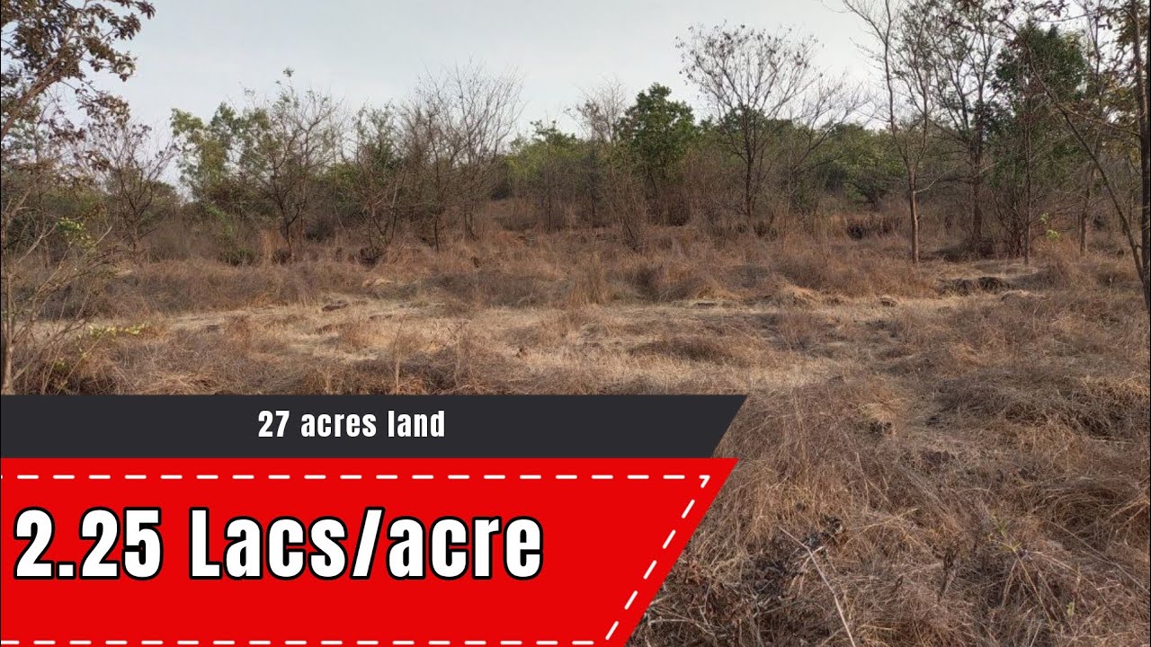 ID 113/262 The 27 acres land in just 2.25 Lacs per acre 9371129848 ...