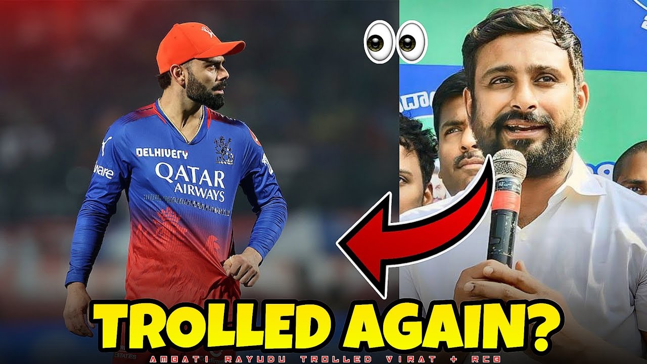 TROLL Again ! Ambati Rayudu Trolled Virat & Rcb Again | - YouTube