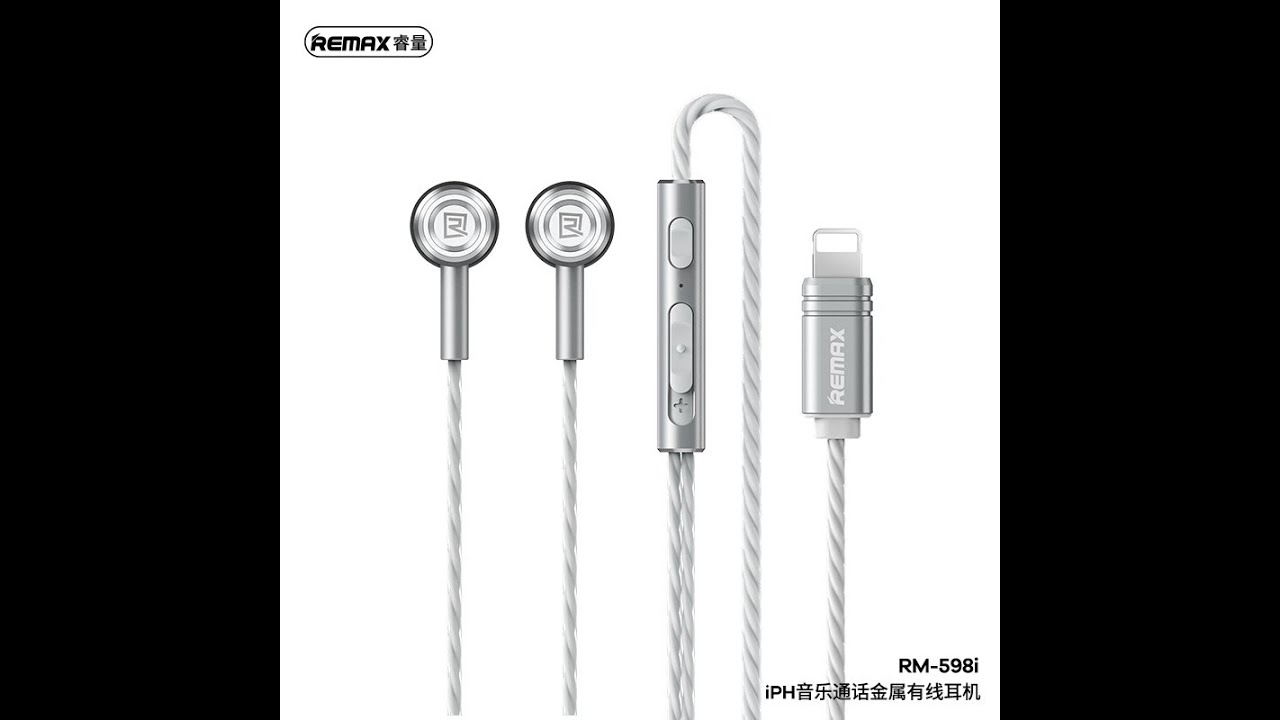 Tai Nghe Có Dây Nhét Tai Iphone Cổng Lightning Gaming Chơi Game REMAX ...