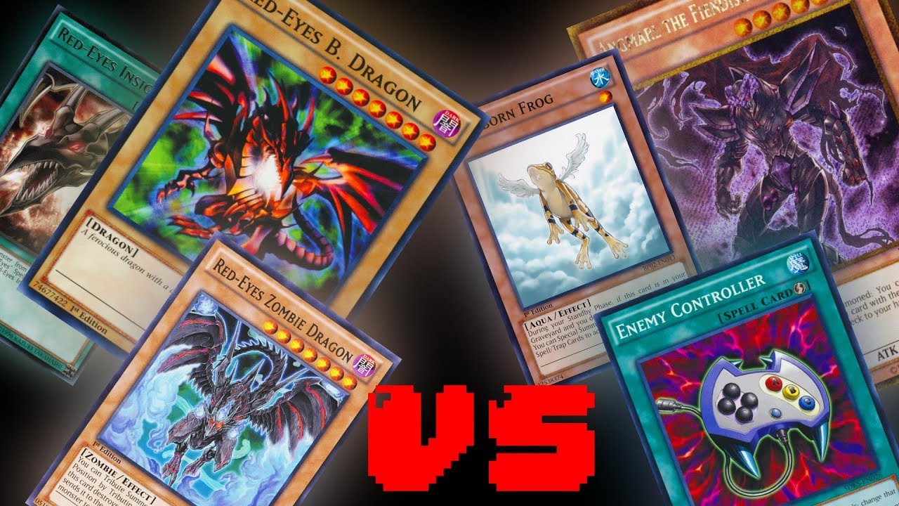 Red eyes vs Frog Monarch YUGIOH Duel Links Legend plays - YouTube