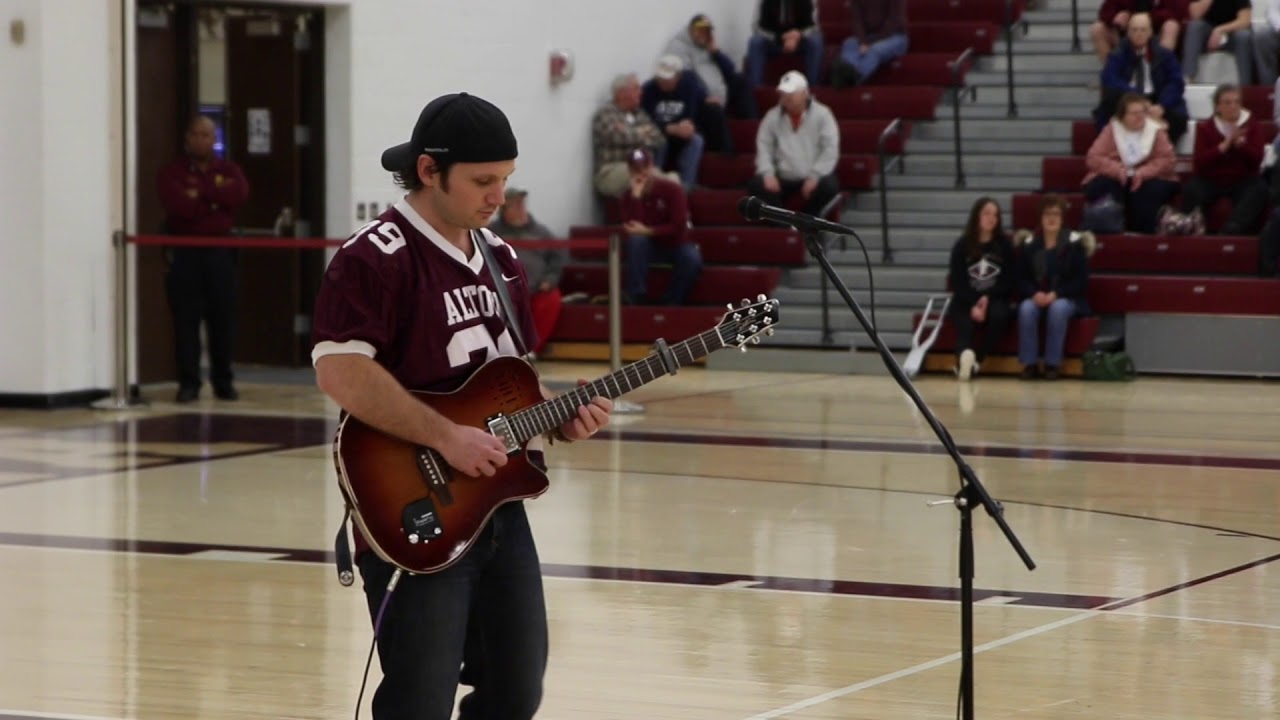 Rue Moyer. Shut Up and Dance.Cover.Live at AASD basketball game - YouTube