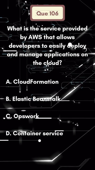 Que 106. AWS Cloud Practitioner Exam question #aws #awscertification #shorts #viral #viralshorts ...