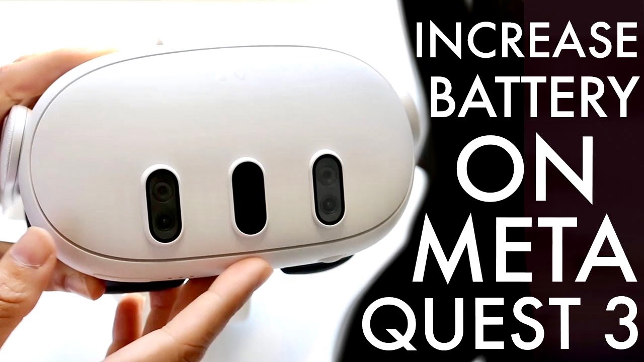 How To Increase Battery Life On Meta Quest 3! - YouTube