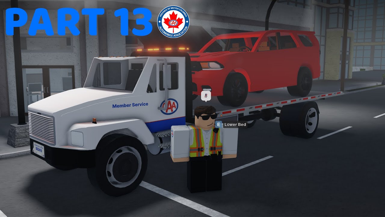 ROBLOX Vancouver BCAA Towing and Recovery Part 13 | New Truck!! - YouTube