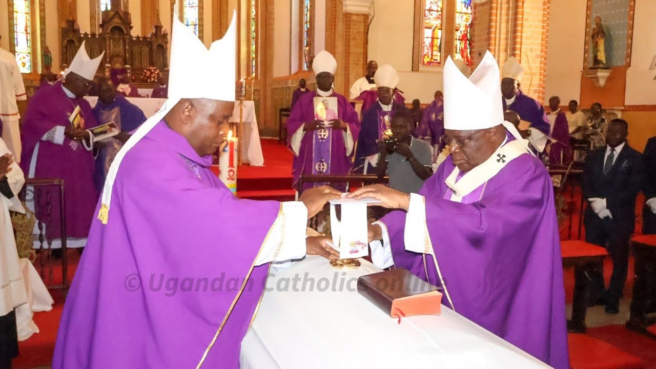 Commendation rite of placing a White Pall, Chalice,Bible on the Casket ...