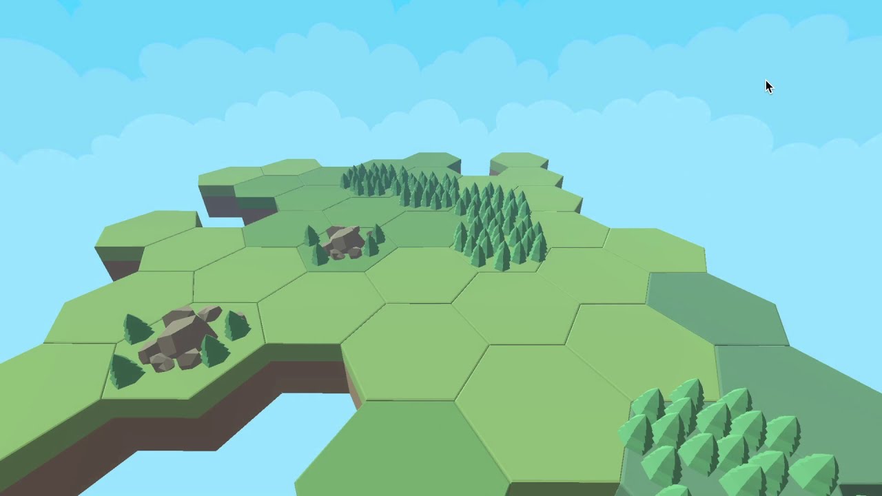 Hex Tile Game Demo - YouTube
