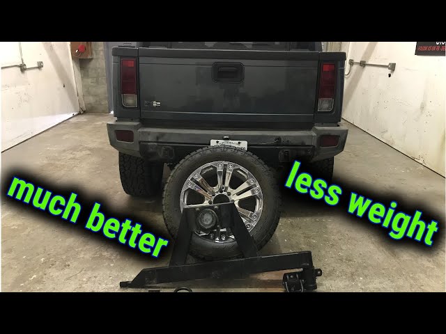 Hummer H2 Rear Tire Carrier Does Anyone Know What Part Of The H2 This