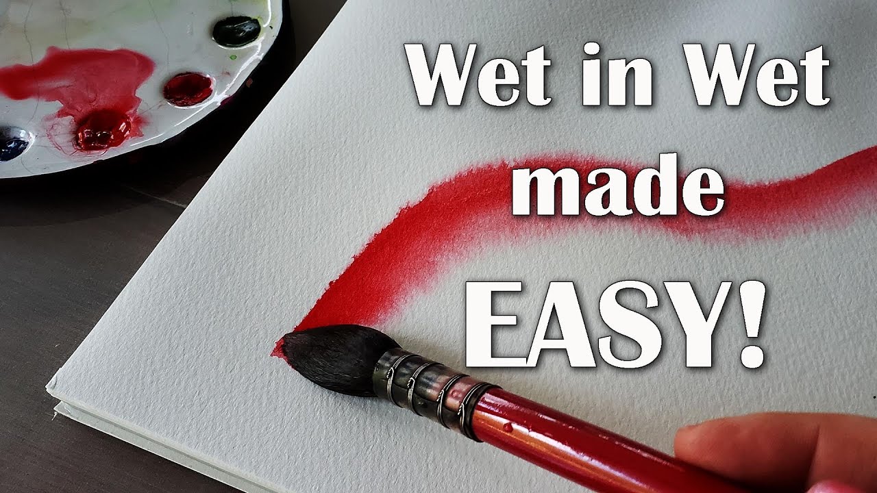 Essential Wet in Wet Watercolor Painting Hacks and Tips - YouTube