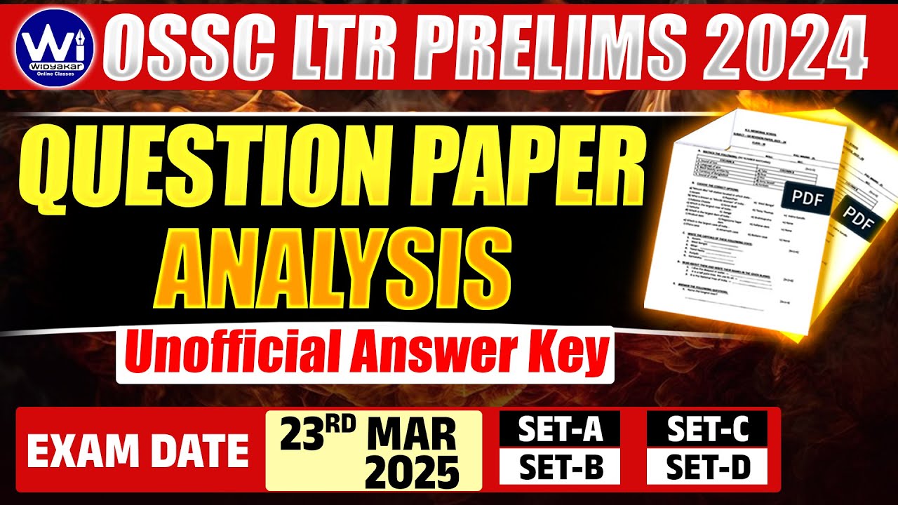 LTR PRELIMS 2024 Question Paper Analysis #ltr2024#ltrprelims - YouTube