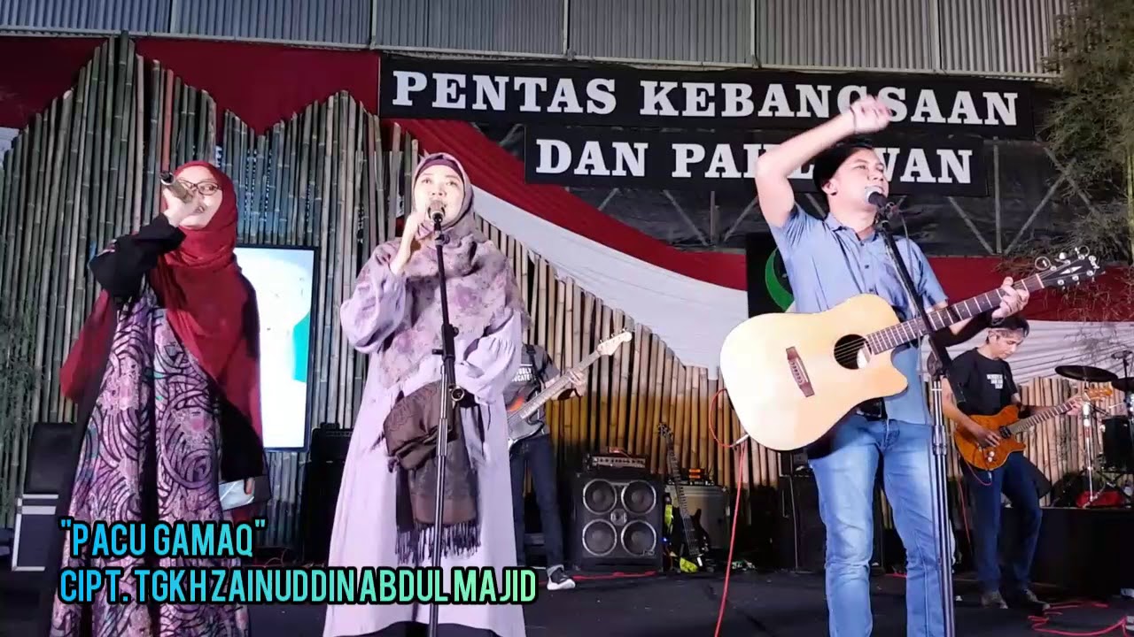 VIRAL! WAGUB NTB UMMI ROHMI BERNYANYI FT. THE DATU BAND - PACU GAMAQ ...