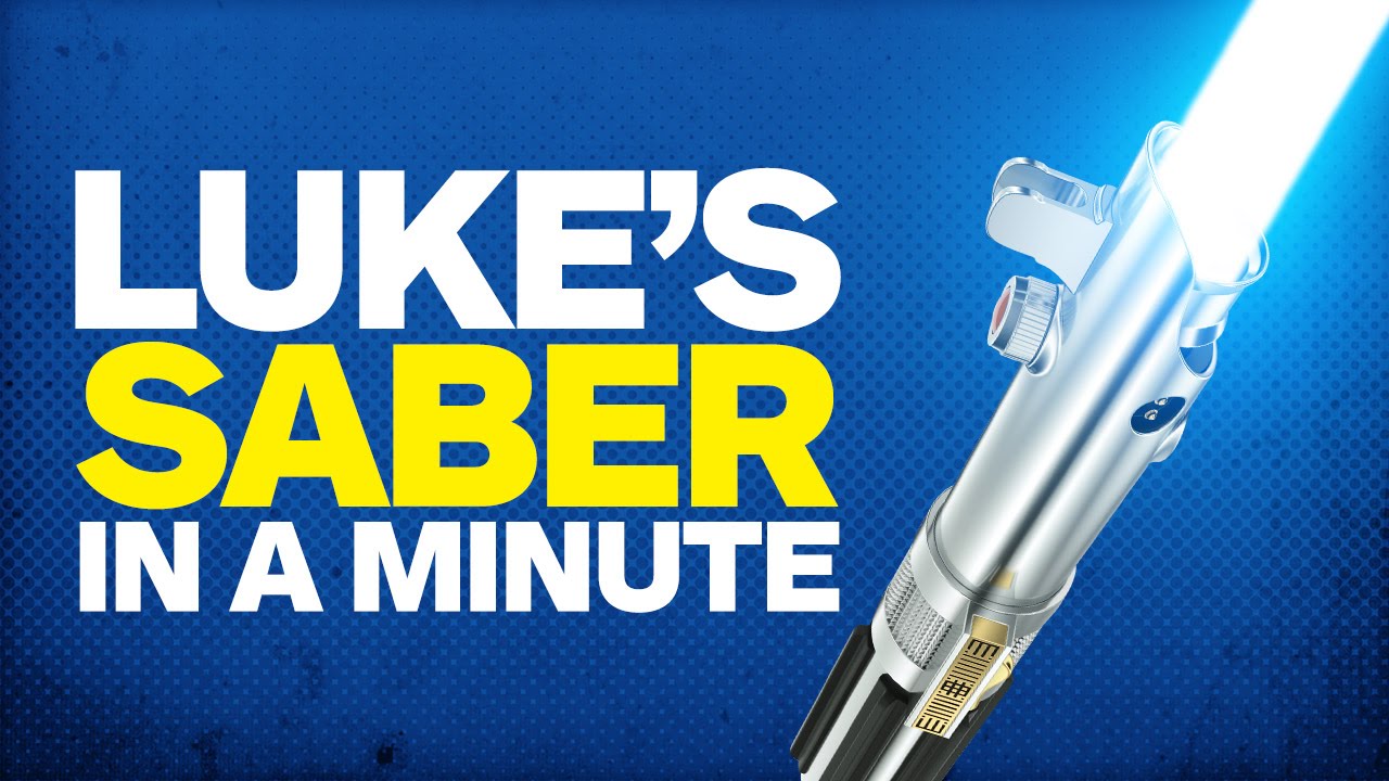 History of Luke Skywalker’s Lightsaber - YouTube