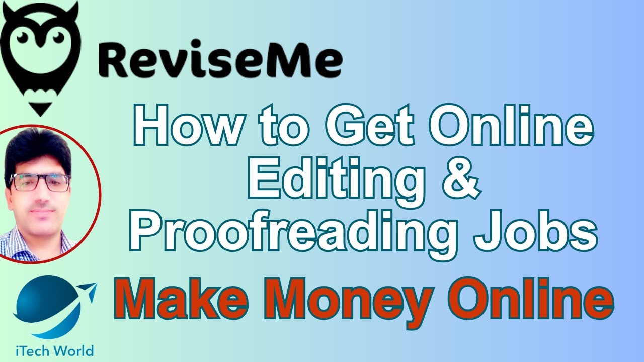 How to Get Online Editing & Proofreading Jobs on ReviseMe | Work from ...