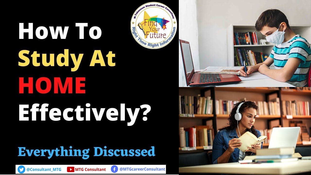 How to Manage Study at Home Effectively (Best Study Tips for Students ...