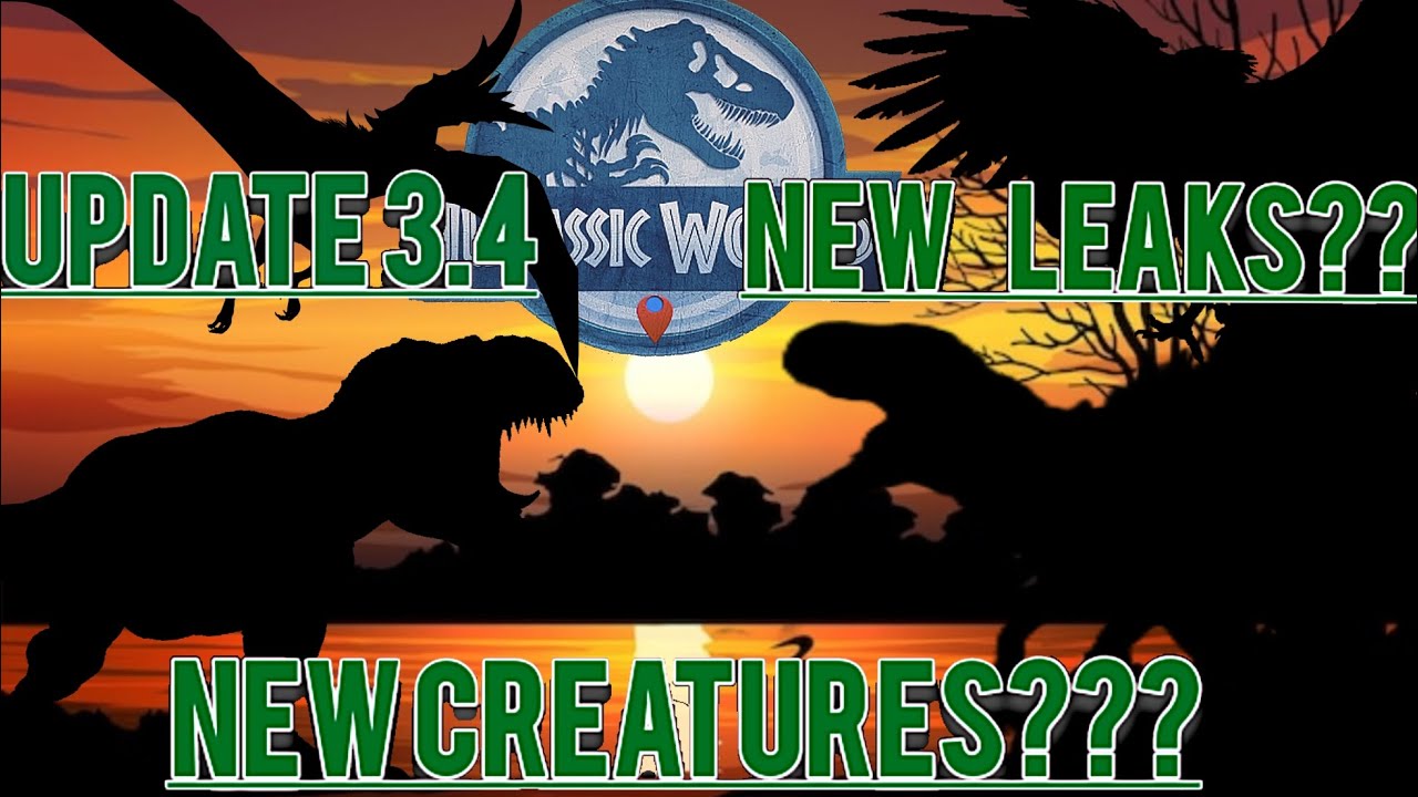 NEW UPDATE 3.4 LEAKS???|Jurassic World Alive #jwa #dinosaur #update ...