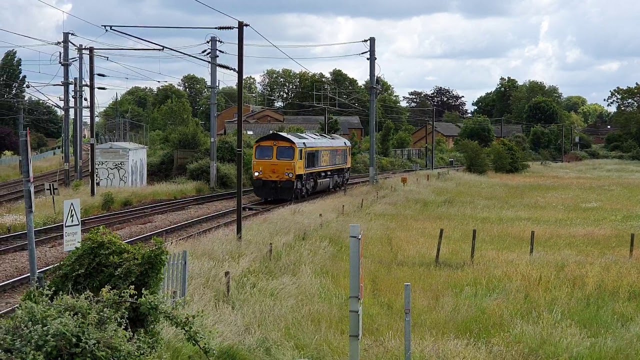 GBRF Class 66710 on the 0L37 0954 Hoo Junction Up Yard to Whitemoor ...