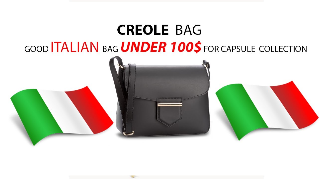 Creole Italian Bag Cheap but Premium quality review - YouTube