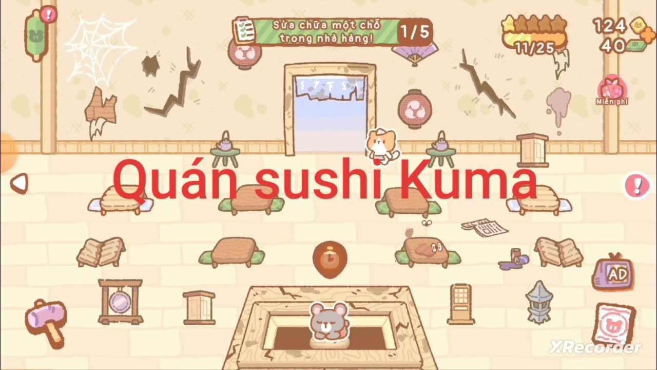 Quán sushi Kuma. This game is really cute and easy to play - YouTube