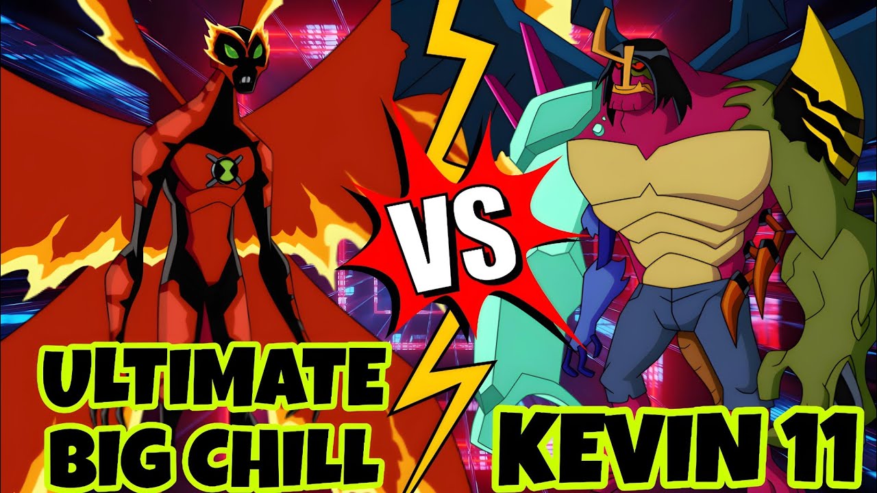 Ultimate Big Chill vs Ultimate Kevin (Ben 10 xenodrome)Ben 10 Ultimate ...