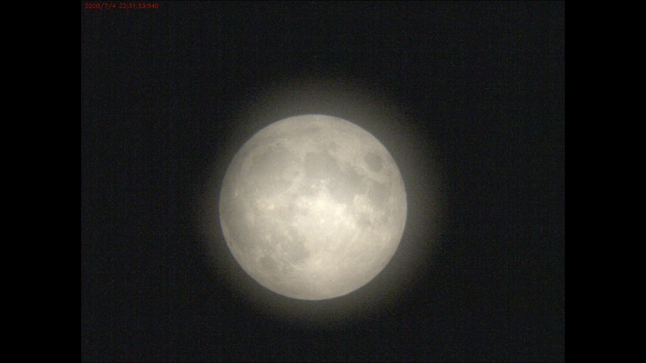 Live Penumbral Lunar Eclipse Cam, July 4, 2020 - YouTube