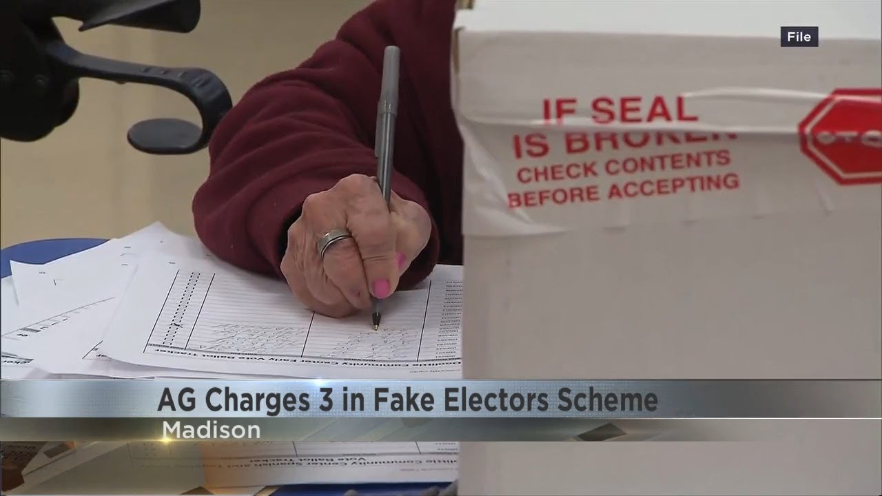 AG charges 3 in fake electors scheme - YouTube