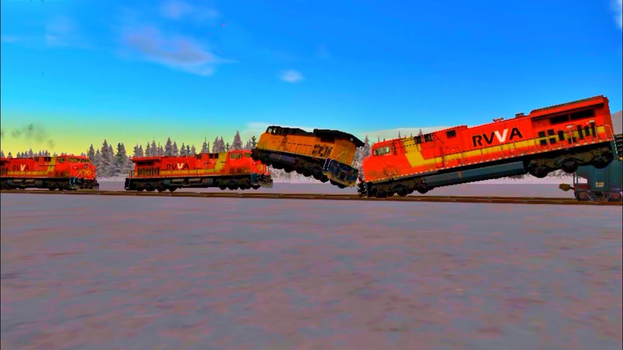 HUGE OIL TANKER TRAIN DERAILMENT | TRAIN AND RAIL YARD SIMULATOR | MOST ...