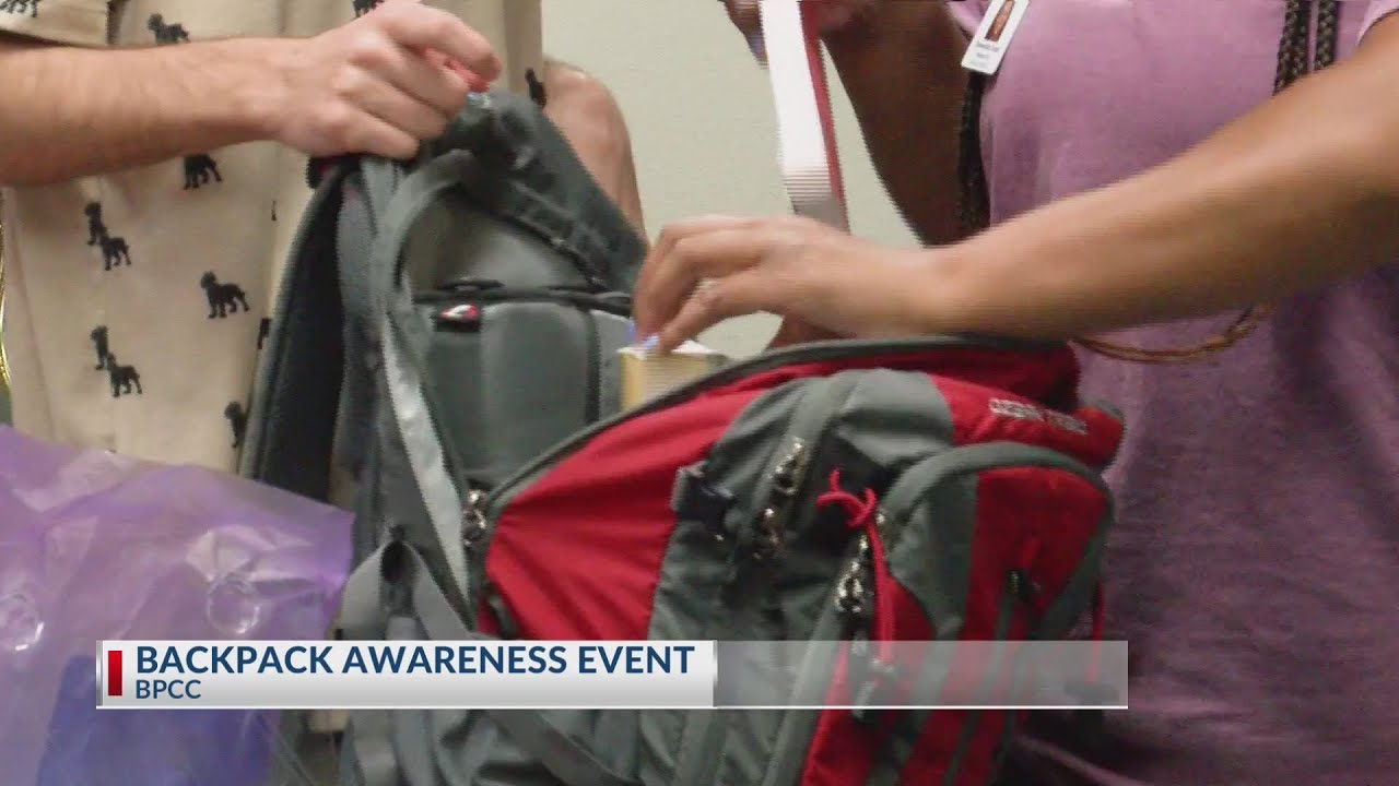 Backpack awareness event - YouTube