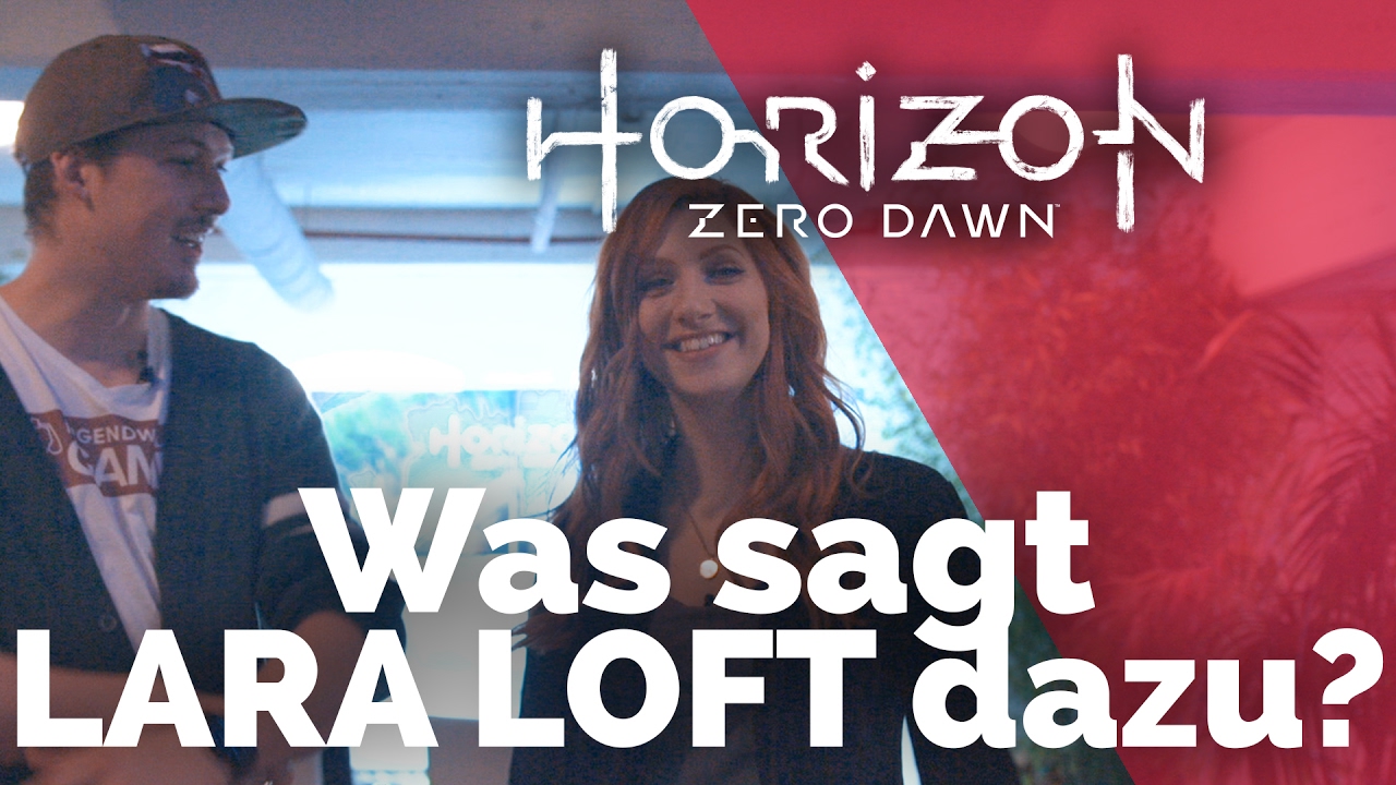 Was sagt LARA LOFT zu Horizon Zero Dawn ?! (Lara Trautmann) - YouTube