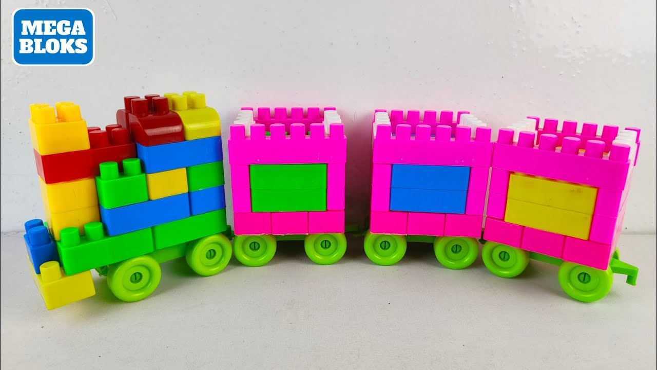 TUTORIAL How To Make a Train From Mega Lego Easy CRAFTING BUILDING DIY ...
