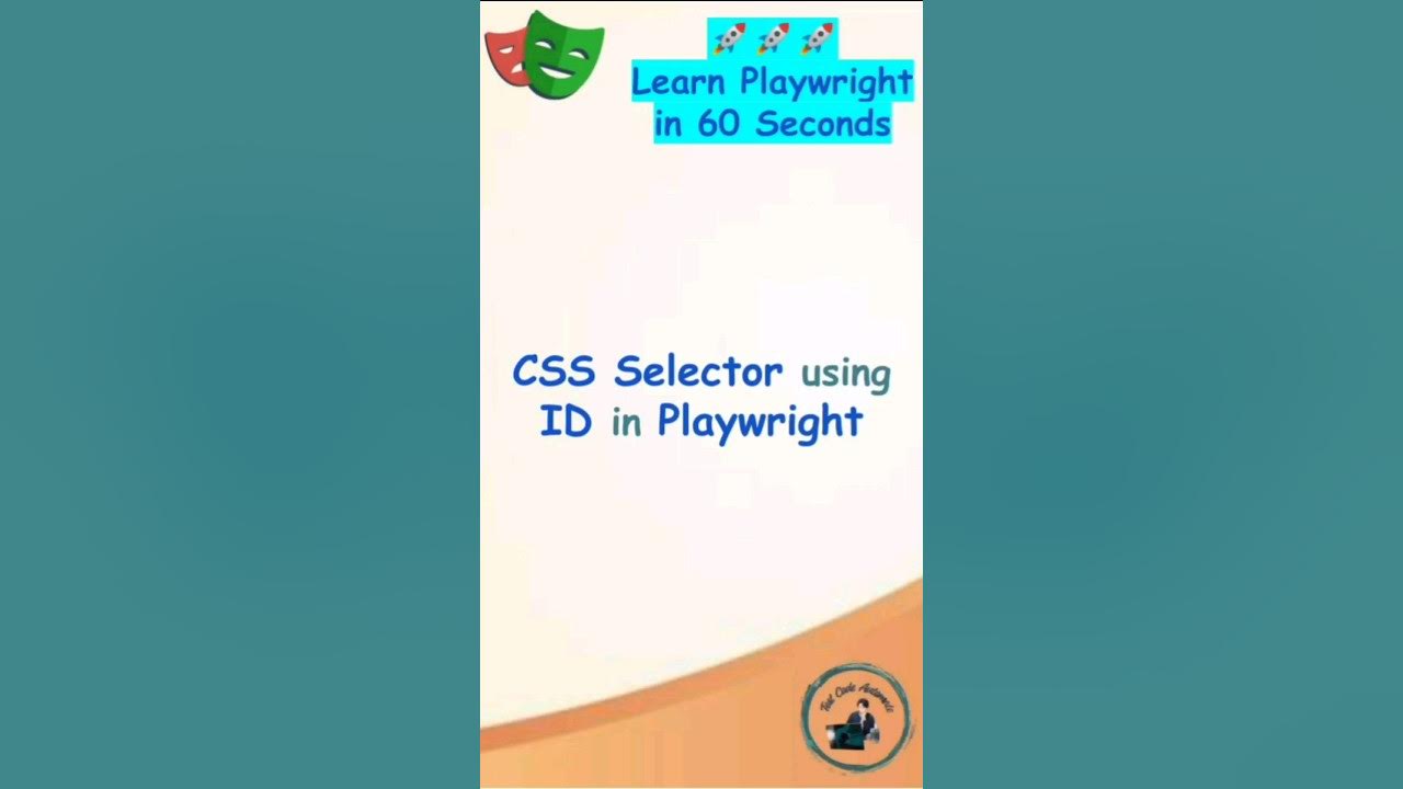 Playwright Tutorial Css Selector Using Id In Playwright Youtube