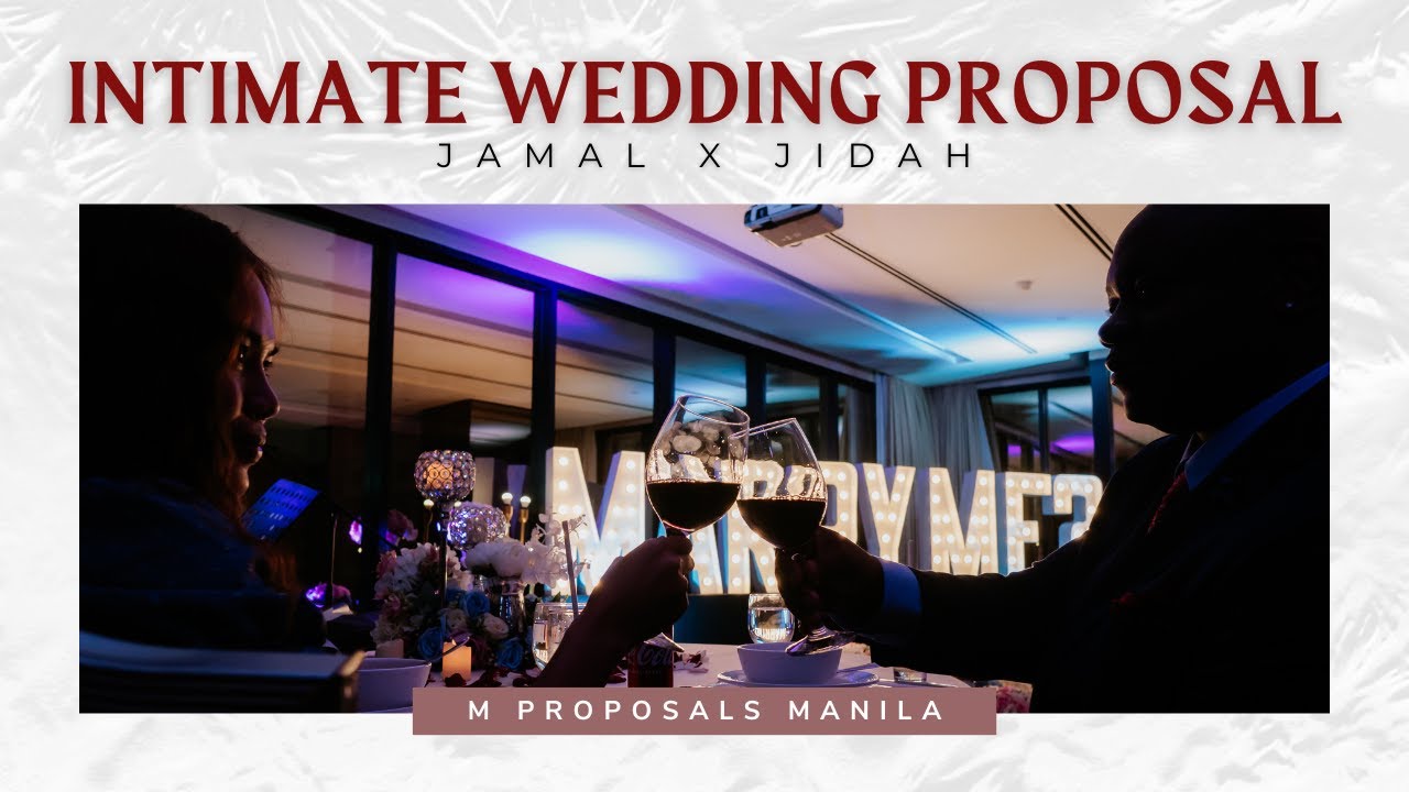 Jamal x Jidah Proposal | Intimate Wedding Proposal | M Proposals Manila, Philippines - YouTube