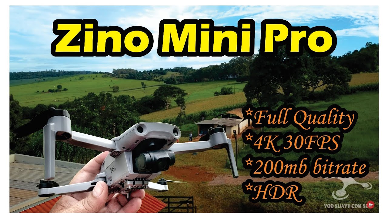 Zino Mini Pro Full Quality 4k 30fps 200mb bitrate HDR on - YouTube