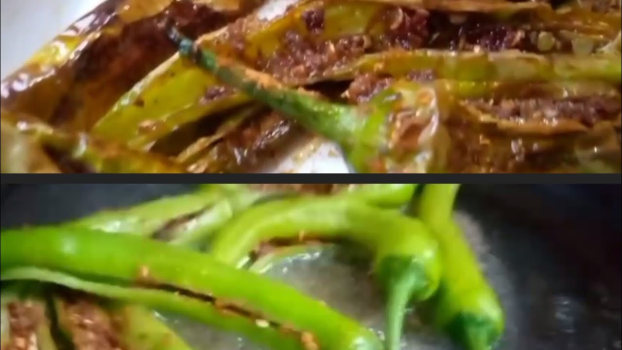 Crispy and spicy 🔥 green chilli fry recipe 🌶️ - YouTube