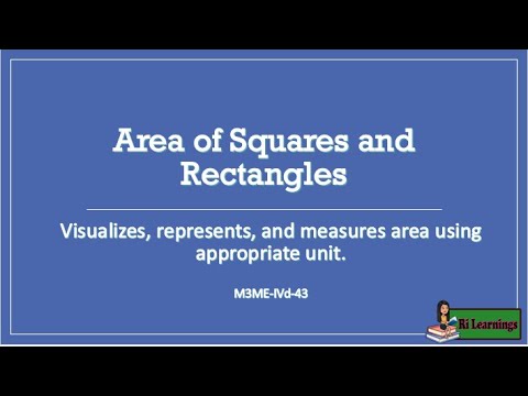 math 3 q4 w5 area of square rectangle - YouTube
