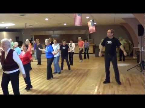 CHA CHA RITMO Line Dance @ 2012 REVERE, MA. Workshop with Ira Weisburd