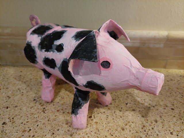 Soda Can Pig Craft Patterns Pig Nose Seamless Pattern Pop Art Stock