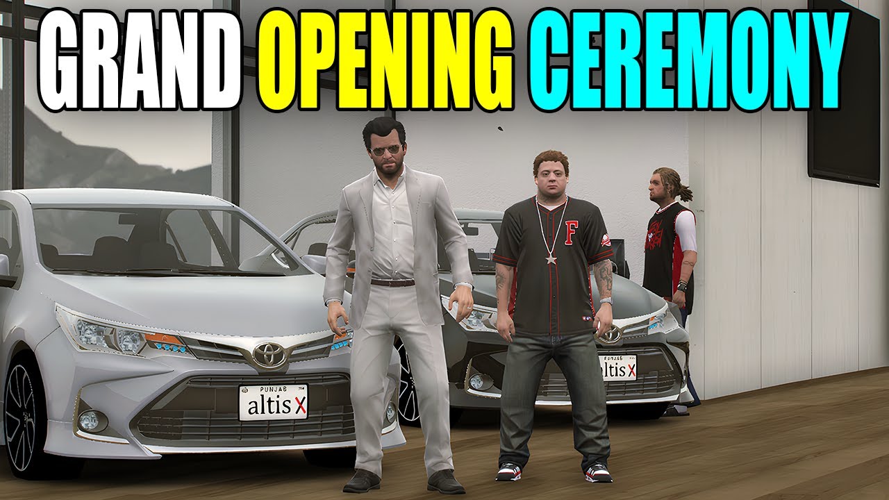 GRAND OPENING CEREMONY | GTA 5 GAMEPLAY - YouTube