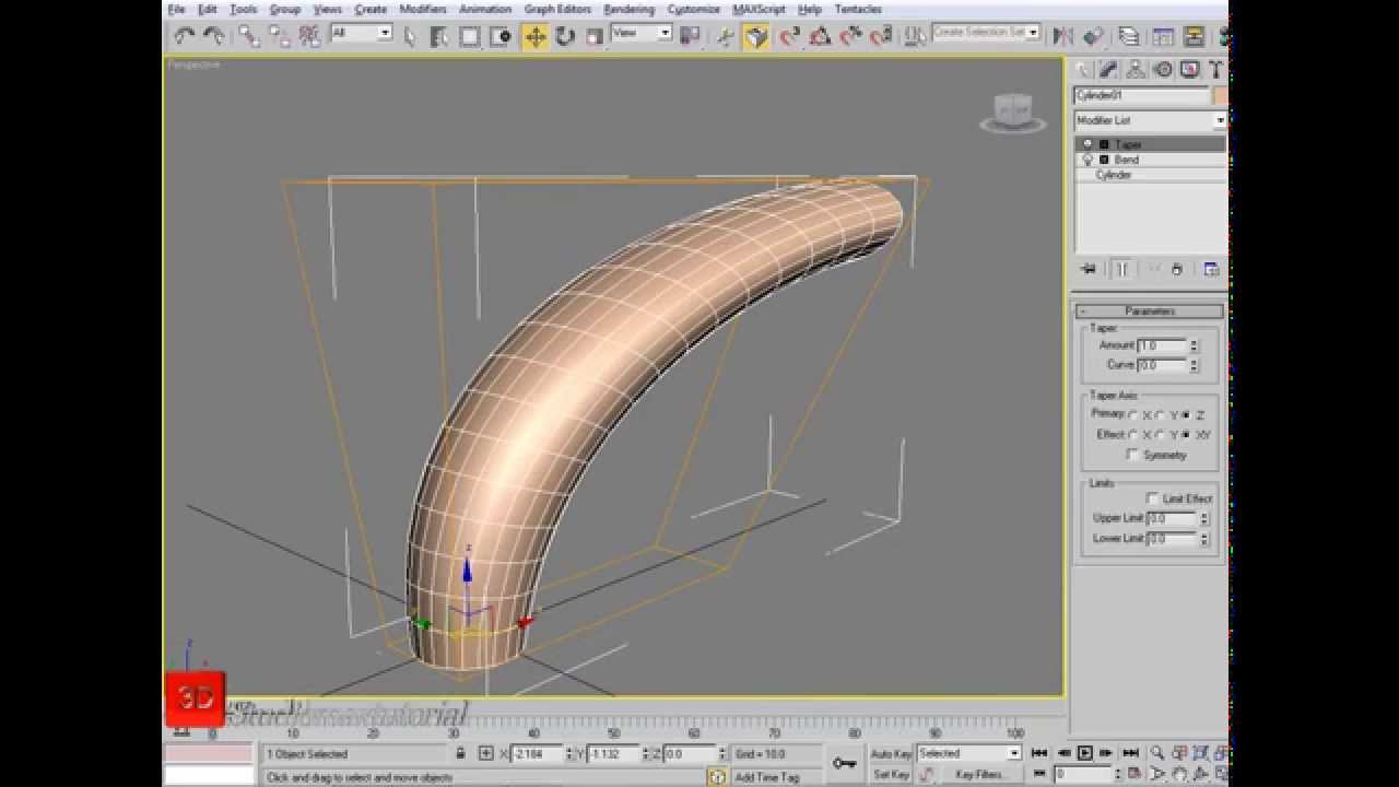 3ds max modify panel - YouTube
