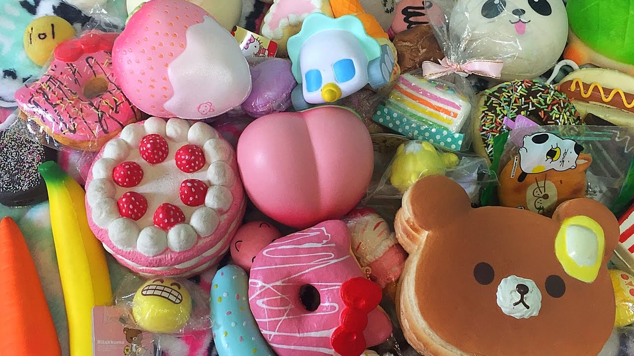 SQUISHY COLLECTION!!💜😱 - YouTube