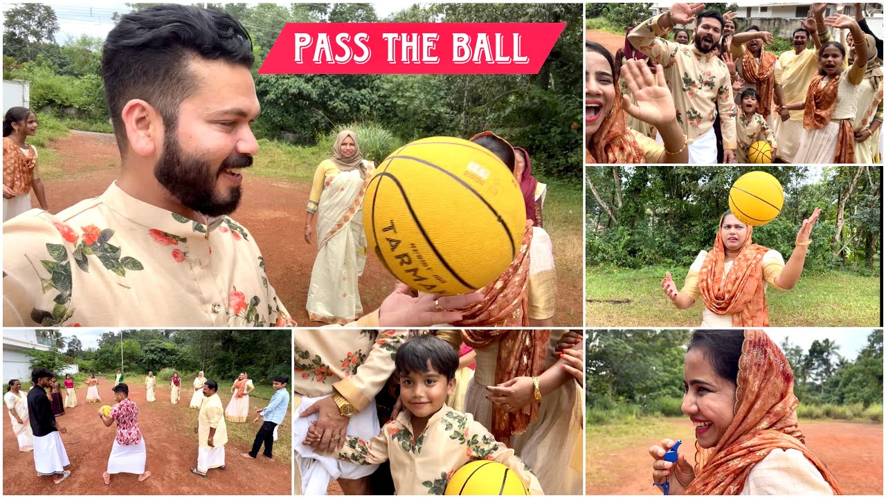 Pass The Ball 🏀🤣 | Onam Games 😅 | Mashura | Basheer Bashi | Suhana ...