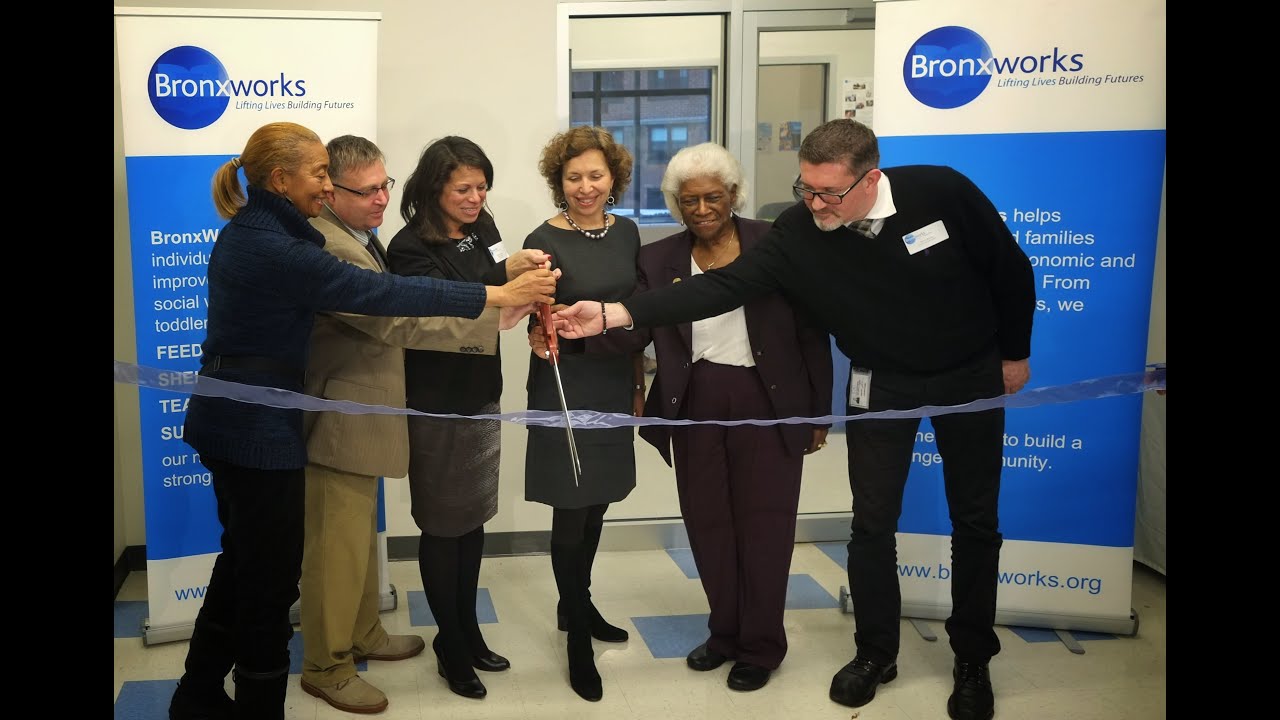 Grand Opening of BronxWorks at Bronxchester Houses - YouTube