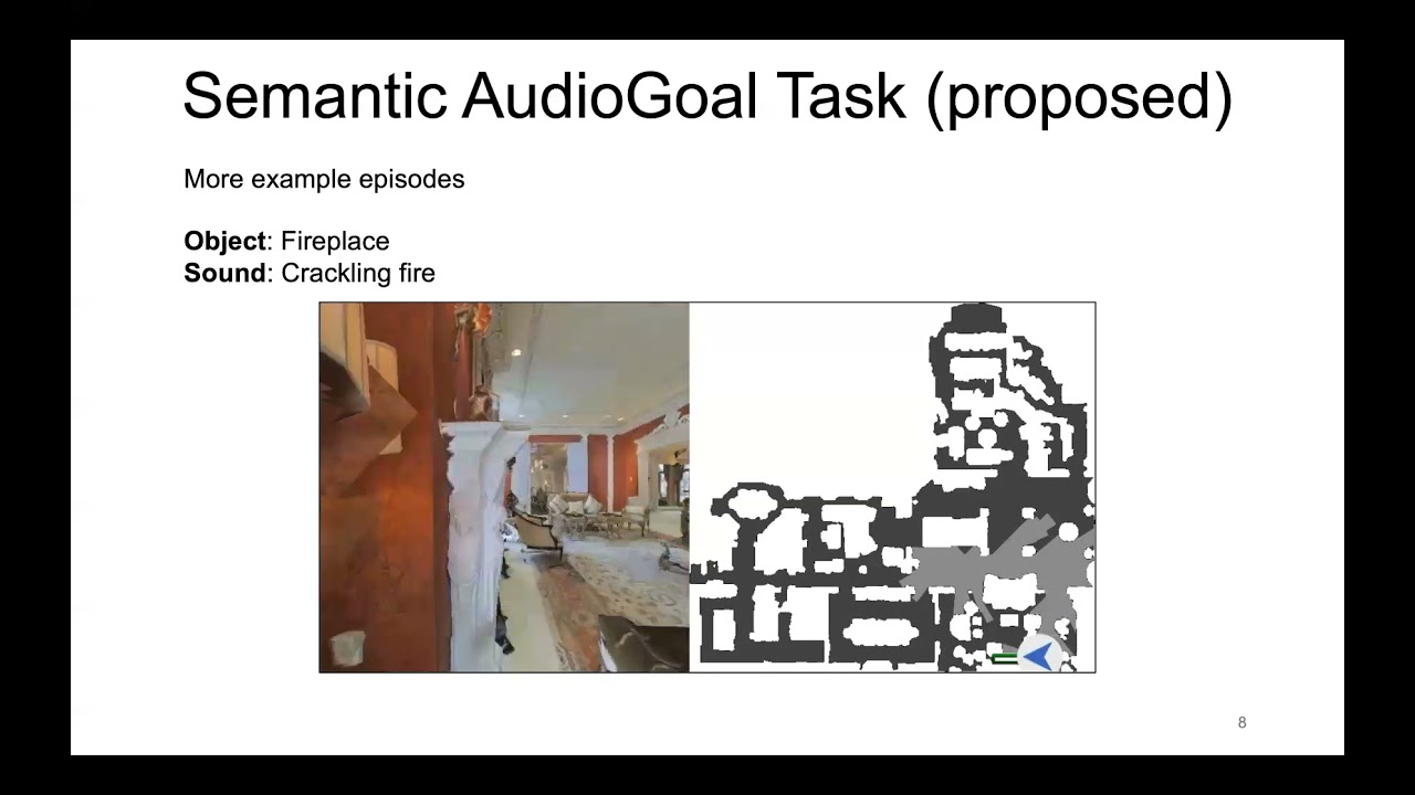 Semantic Audio-Visual Navigation Supplementary Video - YouTube