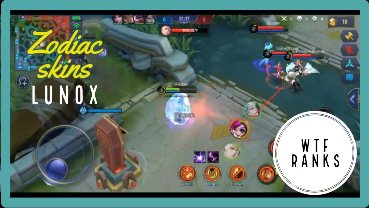 Mobile legends Lunox gameplay Zodiac skin Season 15 in 2020. - YouTube