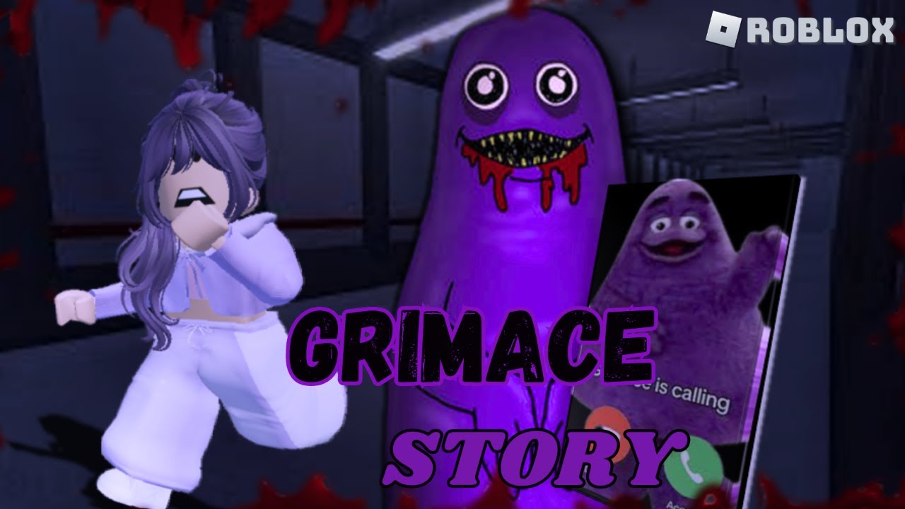 GRIMACE HORROR! | Grimace story | Roblox - YouTube
