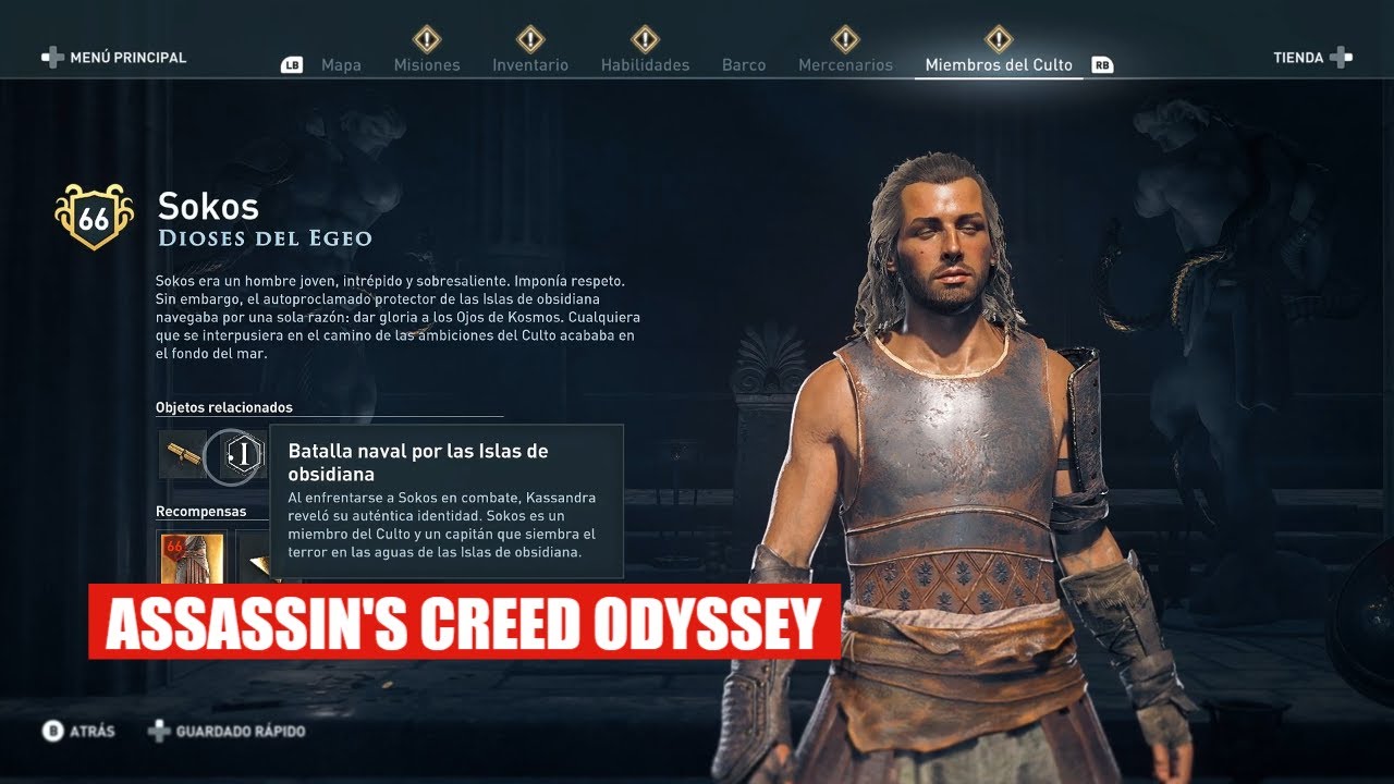 ASSASSIN´S CREED ODYSSEY | COMO ENCONTRAR A SOKOS [MIEMBRO DEL CULTO ...