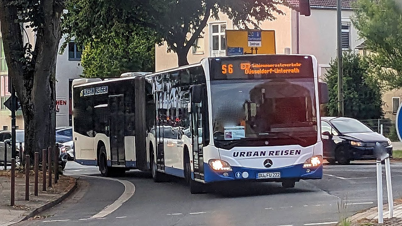 [SOUND] DU-FU 222, Mercedes-Benz Citaro 2G Step 2, Urban Reisen, ZF ...