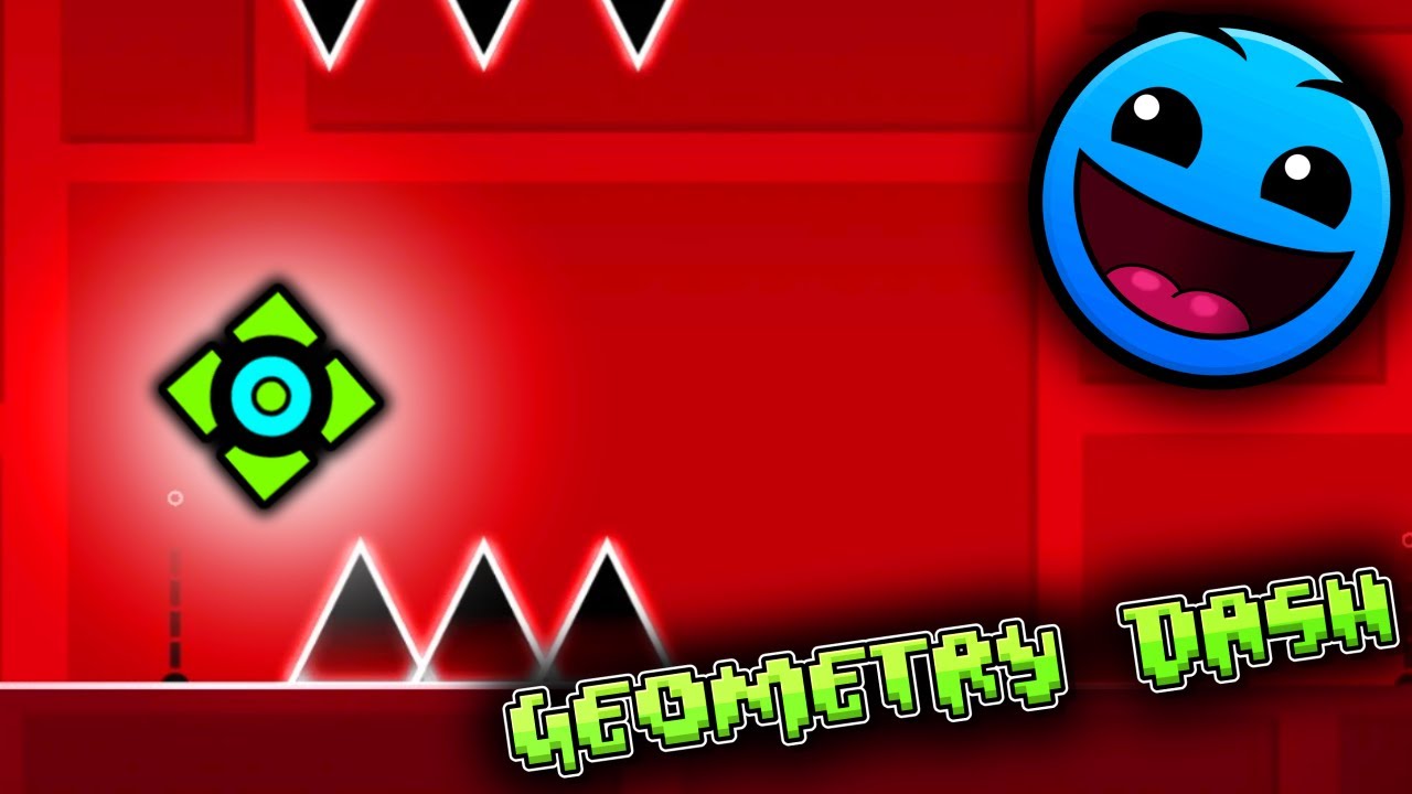 el SIMPLE JUEGO de un CUBO que SALTA | Geometry Dash - YouTube