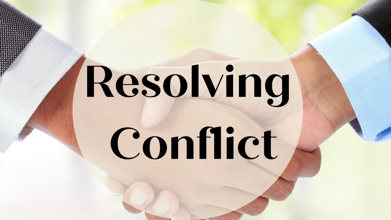 Rehoboth UMC Sermon 9/6 Resolving Conflict - YouTube
