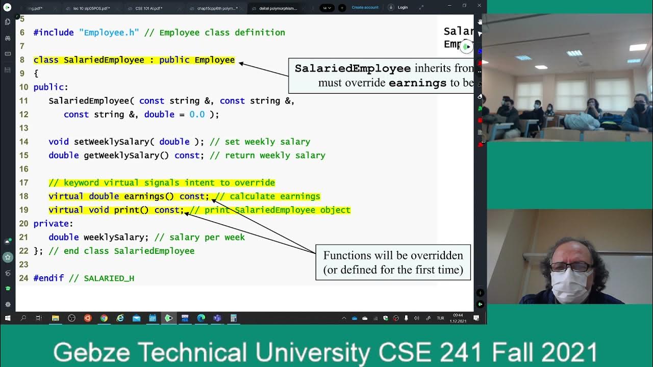 CSE 241 Fall 2021 Dec 01 part 2 - YouTube