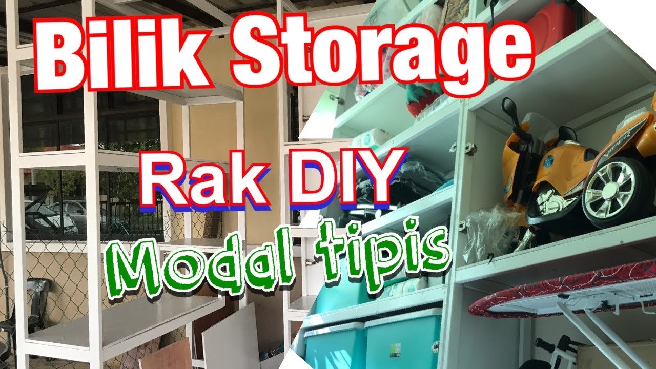 Rak Storage DIY Saya - YouTube